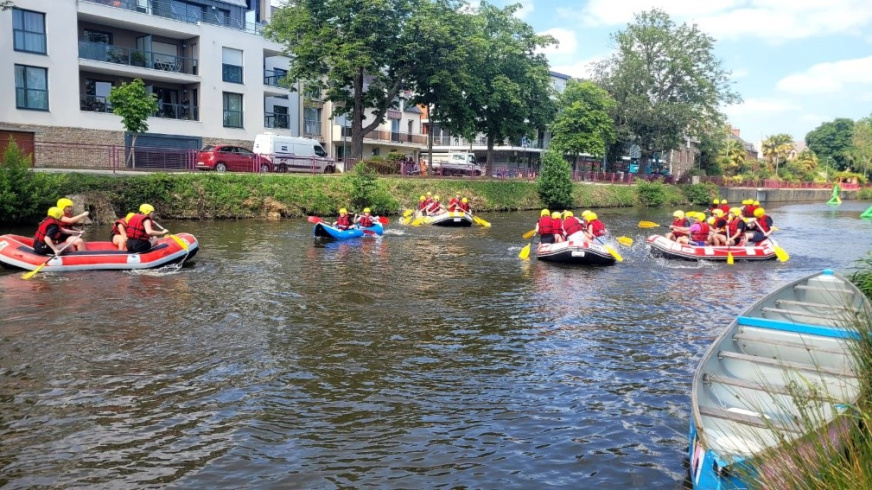 Les Jeux Olympiques Paris 2024, sortie Rafting au Stade d’eaux vives de ...